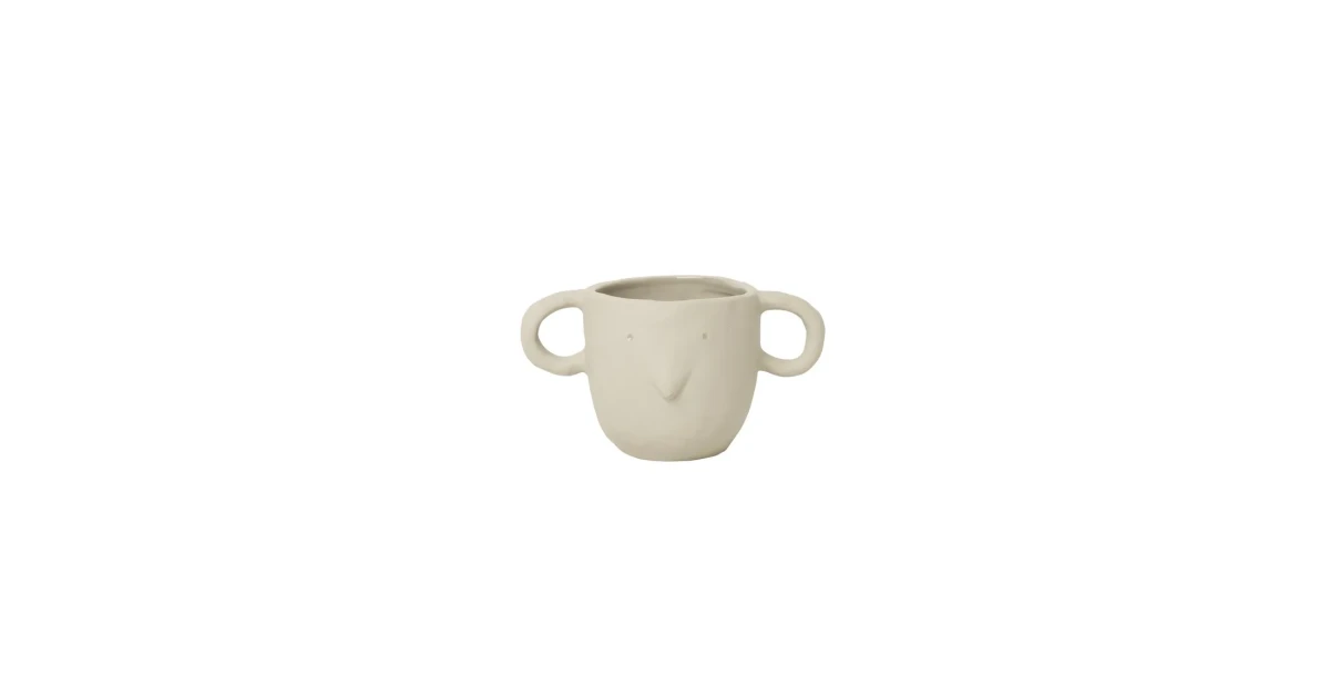 Mus Plant Pot Small - playful, imperfect pot -Ferm Living
