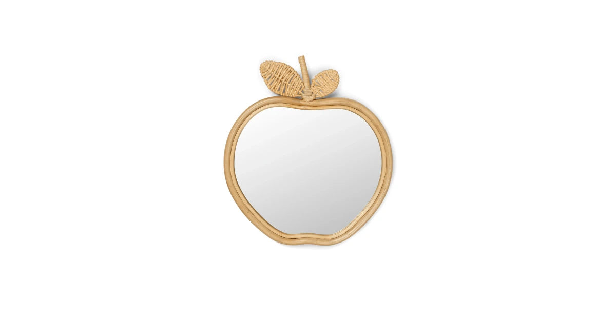 Apple Mirror - cute mirror for children's room -Ferm Living