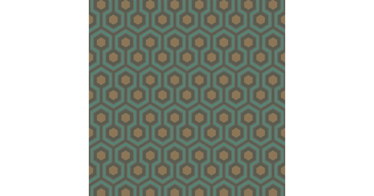 Hicks Hexagon - graphic wallpaper by Cole & Son