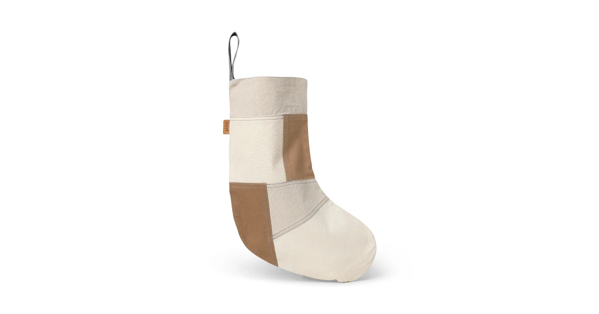 Tonal Christmas Stocking - beige Christmas Stocking