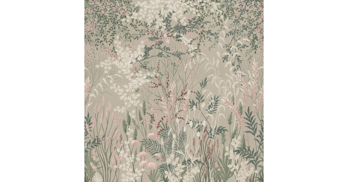 Hawthorn wallpaper – Boråstapeter’s refined branch design